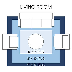 Home Dynamix Melrose Lorenzo Area Rug, 4x5, Gray/Blue