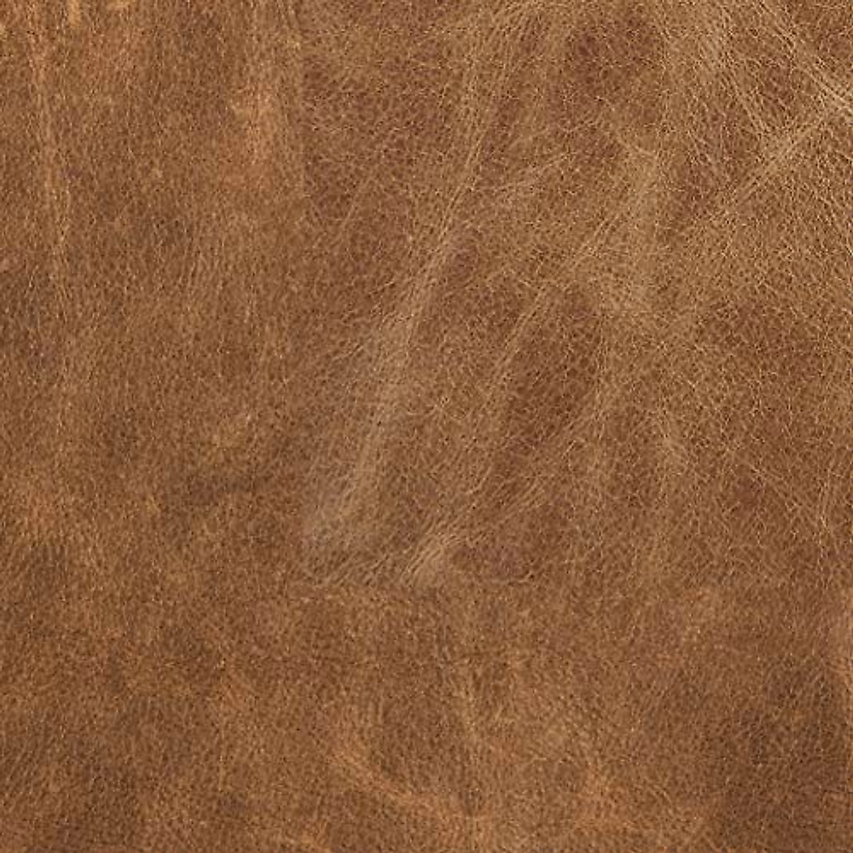 Amazon Brand - Stone & Beam Lauren Genuine Leather Down Filled Oversized Loveseat Sofa, 74"W, Cognac