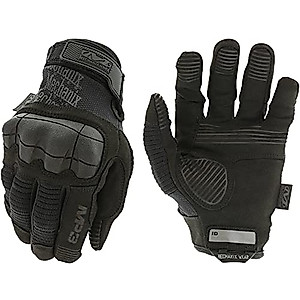 Mechanix Wear: M-Pact 3 Tactical Work Gloves, Touchscreen Capability, Synthetic Leather Gloves, Finger Reinforcement and Impact Protection, Work Gloves for Men (Black, Medium)