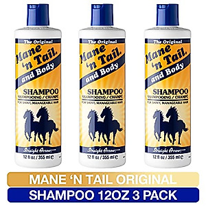 Mane 'n Tail Original Formula For Thicker Fuller Hair 12oz (3 Pack)