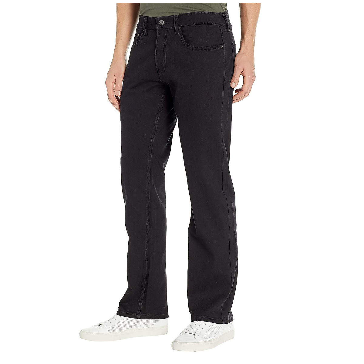 Levi Strauss Signature Gold Men Relaxed Fit Flex Jeans (Available in Big & Tall), Gothic, 38W x 30L