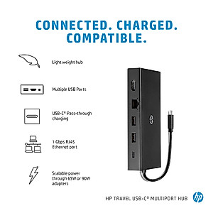 HP Travel USB-C Multi-Port Hub (1C1Y5AA#UUF)