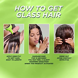 Garnier Fructis Sleek & Shine Glass Hair Water 10 Second Liquid Rinse Out, 98 Percent Naturally Derived Lamellar, for Shiny Hair (Packaging May Vary)