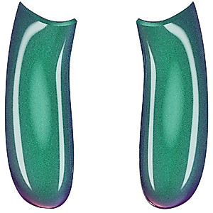 eXtremeRate Chameleon Green Purple Replacement Side Rails + Back Shell + Faceplate for Xbox Series X/S Controller