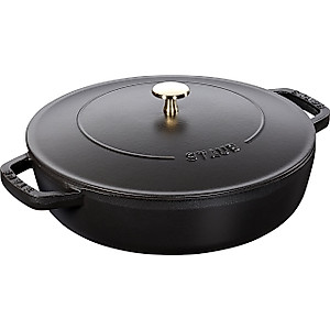 STAUB 40511 472/0 with Chistera 28 cm Cast Iron Black