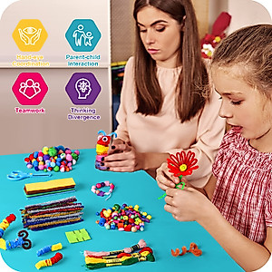 Arts and Crafts for Kids, 2200+ Piece Craft Kit Library in a Box for Kids Age 4 5 6 7 8 9 10 11 & 12 Year Old Boys & Girls, Crafting Supplies Set, Craft Box for Kids, Gift Ideas for Kids Art Kits