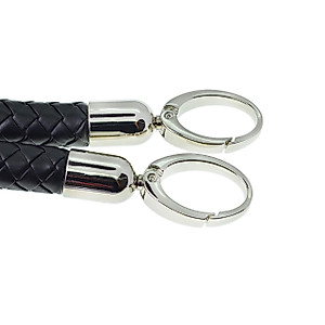 Wento 28 inch Braided Handles Dia.15mm PU Leather Handles For Women Replacement Handbag Tote Replacement Handbag Handles