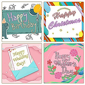 Aen Art Double Line Outline Pens, 26 Colors Shimmer Outline Marker Set, Self-Outline Metallic Markers. Perfect for Doodling, Drawing and Calligraphy