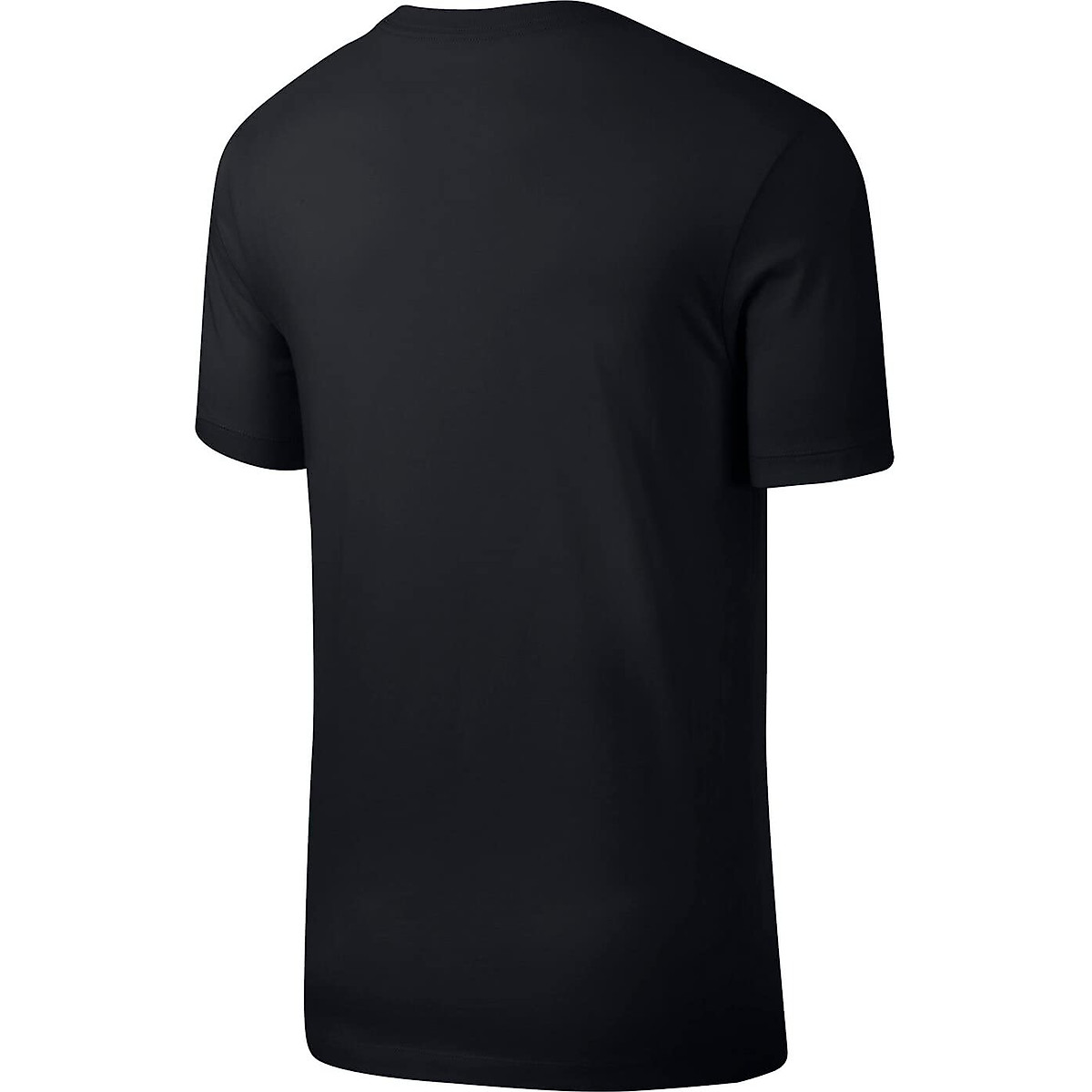 Men's Nike Sportswear Club T-Shirt, Nike Shirt for Men with Classic Fit, Black/White, XS