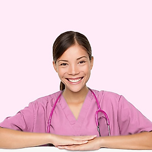 Pink Single Head Nurse Stethoscope