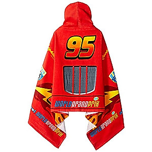 Disney/Pixar Cars ‘Tune Up’ Hooded Cape Towel, 22” x 51”