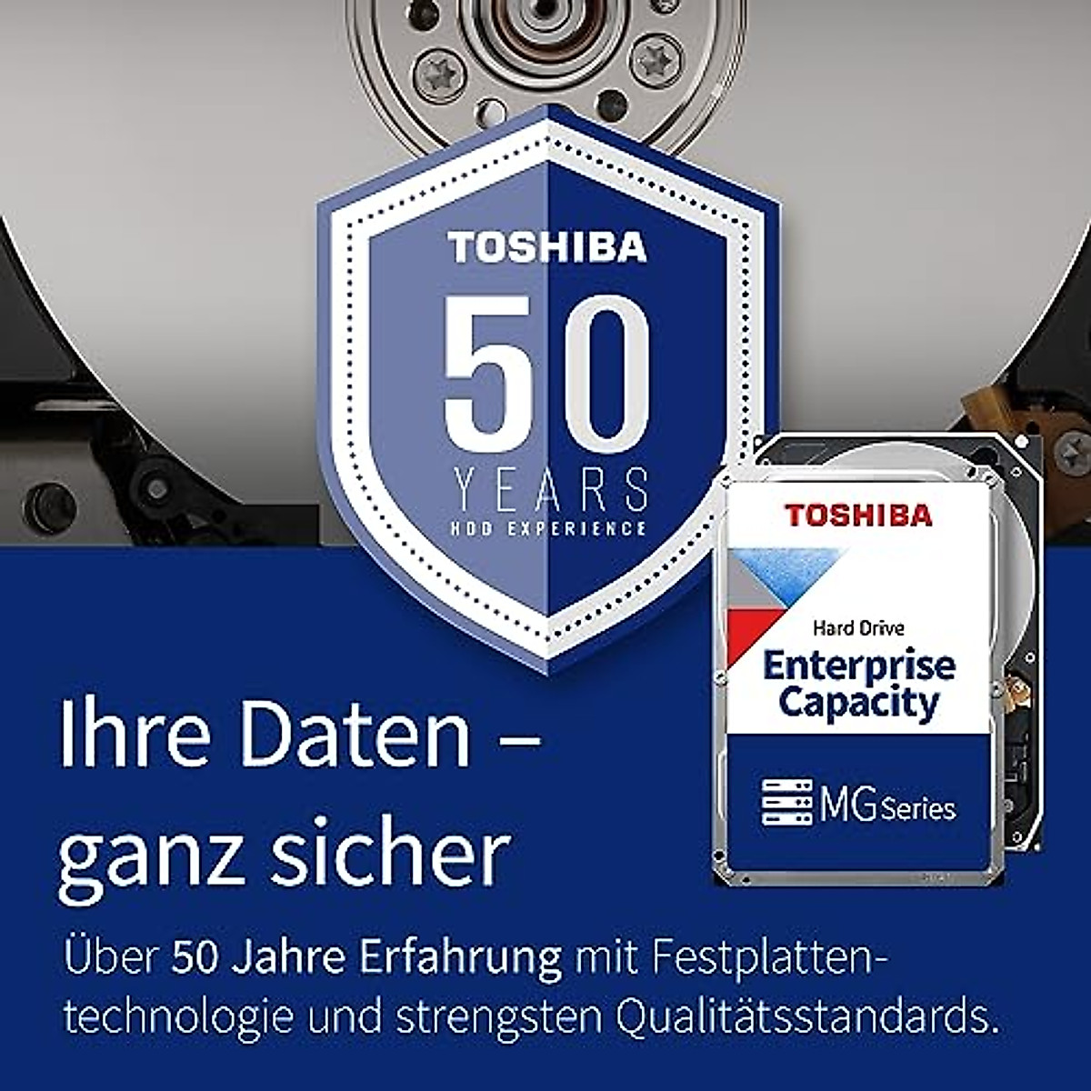 Toshiba 6TB Enterprise SATA Hard Drive - 7200 RPM, 128MB Cache, 6 Gb/s Transfer Rate for Business and Personal Use