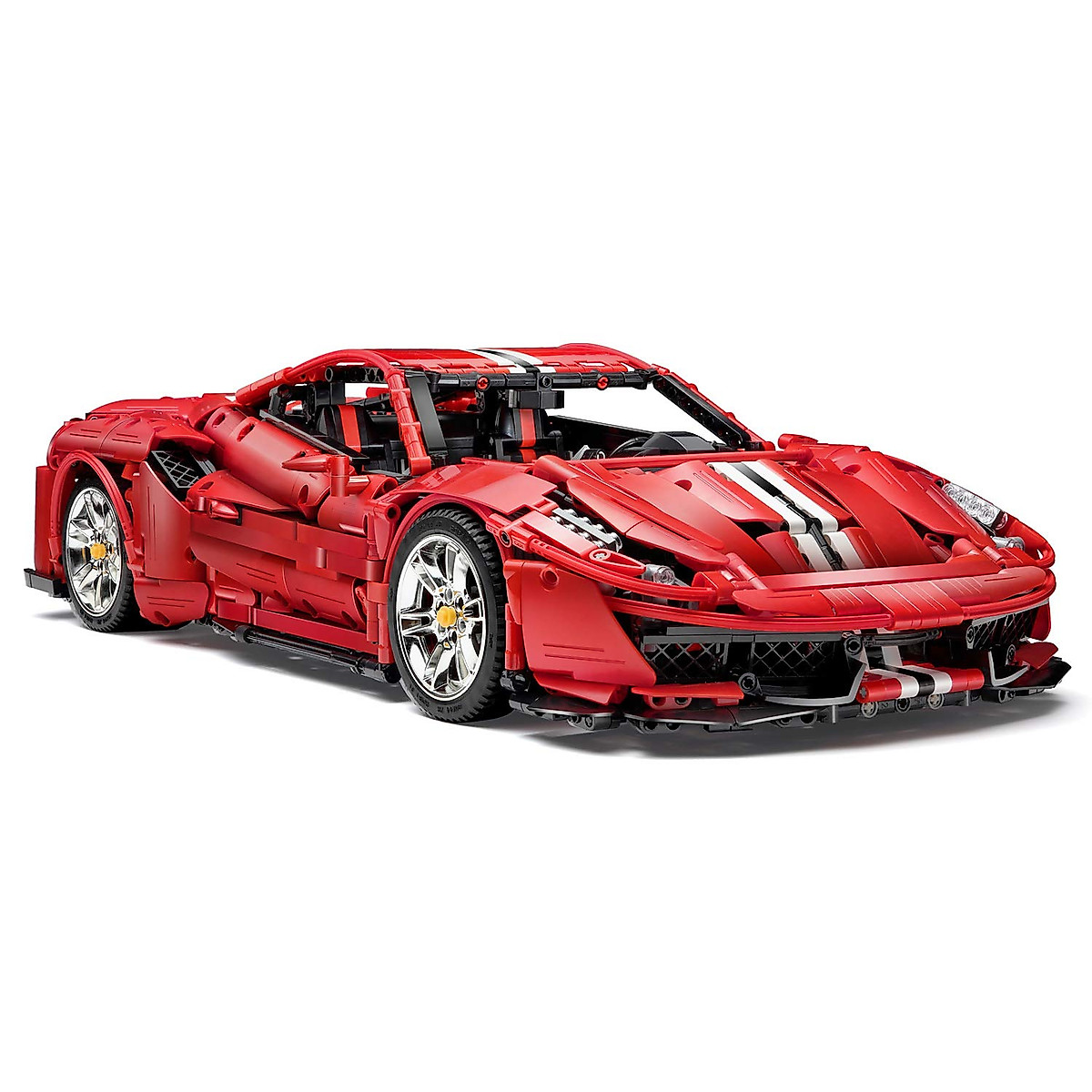 dOMOb Italian Super Car Building Kit – Innovative Stem Toys for 14+ Age Teens & Adults – Realistic Model 1:8 Simulated Build – Original MOC Design – 3236 Pieces or Blocks – for Hobbyist, Collector