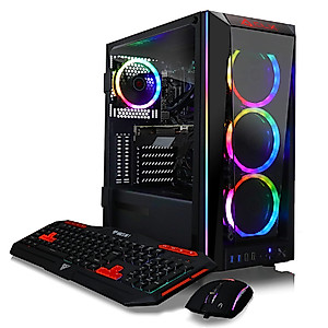 CLX Set - Liquid Cooled Intel Core i9 10850K 3.6Ghz 10-Core Processor, 16GB DDR4 Memory, GeForce RTX 3070 8GB GDDR6 Graphics, 480GB SSD, 2TB HDD, WiFi, Windows 11 Home 64-bit