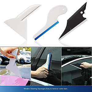 EHDIS Pro Vinyl Wraps Applicator Tool Window Tint Kit for Car Wrapping with Tool Pouch, Tinting Squeegee, Working Gloves,Wrap Stick,Plastic Scraper, Magnet Holder,Film Cutter