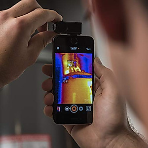 Seek Thermal Compact - All-Purpose Thermal Imaging Camera for iOS , Black - LW-AAA