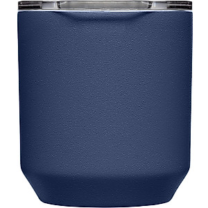 CamelBak Horizon 10oz Rocks Tumbler in Navy - Insulated Stainless Steel Cocktail Glass with Non-Slip Tri-Lid