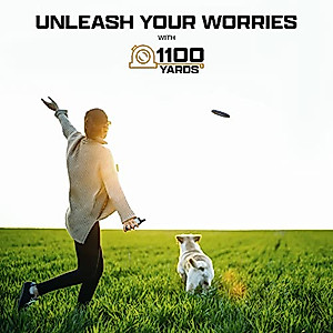 INVIROX Shock Collar for Large Dog [2023 Edition] 123 Levels Dog Training Collar with Remote 1100yd Range, Dog Shock Collar for Medium Dogs 100% Waterproof & Rechargeable Training Collar for Dogs