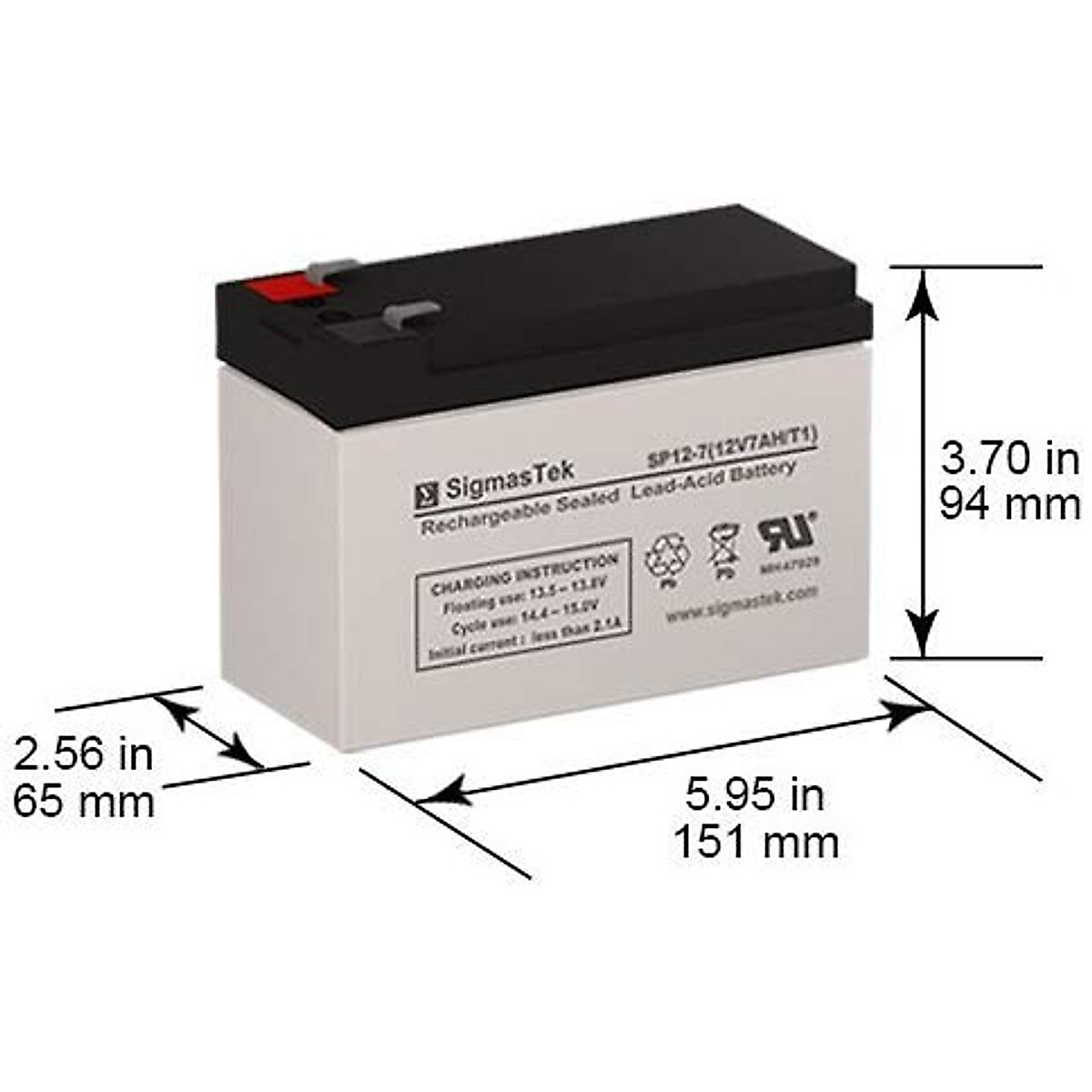 ADT Security 12V7AH Alarm Battery (Replacement)