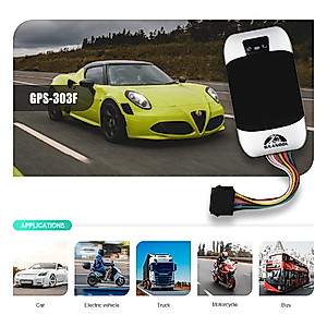 BAANOOL BN-303F/G 2G GPS Tracker for Vehicles Fuel Car Tracker Device No Monthly Fee Intelligent Management Tracking System Free Subscription (BAANOOL-303G)