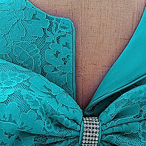 IMEKIS Toddler Girl Christening Baptism Gowns with Headband Bowknot Pageant Wedding Birthday Kids Princess First Communion Dresses Baby Dedication Dress Blessing Outfit Xmas Party Teal 12-18 Months