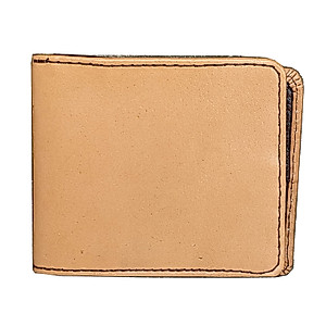 HOOEY Bi-Fold Leather Men's Wallet (Hand Tooled - Ivory)
