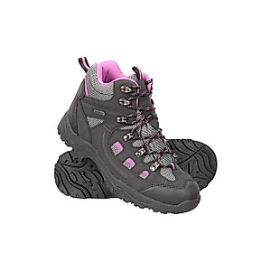 Mountain Warehouse Adventurer Womens Waterproof Hiking Boots Black Womens Shoe Size 6 US