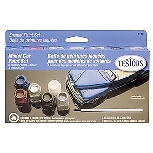 Testors Model Car Enamel Paint Set
