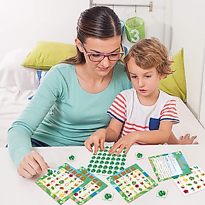 WATINC 41pcs Hawaiian Bingo Game, Tropical Summer Party Games with 24 Players, Hawaiian Bingo Cards for Kids School Classroom Party Supplies Activity, Luau Party Favors Gifts for Kids Toddlers