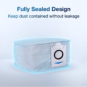 ECOVACS Dustbag 3 Pcs for DEEBOT T30S / T30S COMBO / X2 OMNI/ X2 COMBO / X2 OMNI COMPLETE Robot Vacuum and Mop Combo, White