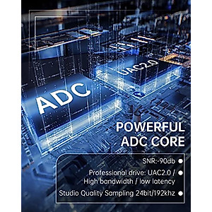 jstma USB-C Microphone-Adapter - 3.5mm TRS to Type C Video Mic Cable with 24bit 192kHz ADC - Compatible with Samsung Android Phones and RODE VideoMicro - Not for Action Cameras with i2s Mic Input