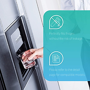 EcoAqua WF1CB Refrigerator water Filter, Replacement for WF1CB, WFCB®, RG100, WF284, NGRG2000, 469910, 9910, Pack of 3