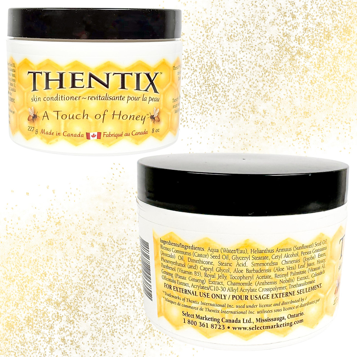 Thentix Skin Conditioner, 8oz - Non-Greasy, Unscented Moisturizer for Sensitive Skin, Nourishes Face, Body & Hands