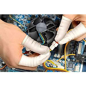 MountainAir – 250 Pcs Finger Cots - Disposable Finger Protectors - Rubber Finger Covers for Finger Tips - Electronic Repairs and More – Fingertips Protective Gloves Disposable Guards - Medium