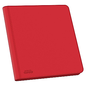Ultimate Guard Zipfolio 480 – 24 Pocket XenoSkin (Quadrow) Red