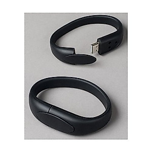 Black Wristband USB Flash Memory Drive 32GB