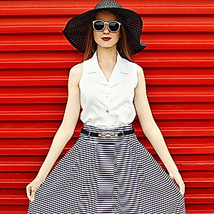 Giantree Women Skinny Belt for Dresses, Corset Belt Thin Waist Belt Fashion Versatile Ladies Elastic Slim Small Waist Belt