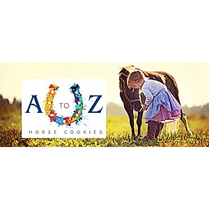 Horse Treats: A to Z Horse Cookies Blonde Bits of Health, Low Carb, Low Sugar, A Softer Cookie, Wheat, Corn, Soy and Alfalfa Free, Made With Cinnamon and Agave, Organic, All Natural Human Grade Ingredients (4.5 lbs Box)