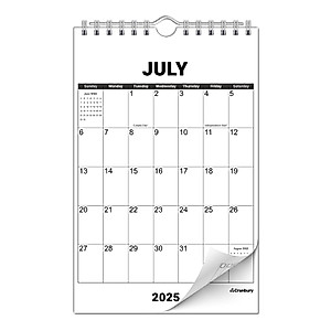 CRANBURY 2023 Small Wall Calendar - (5.5x8.5"), Mini Notepad Calendar, Little Wall Calendar 2023 for Desk, Fridge, or Bulletin Board, Includes Stickers