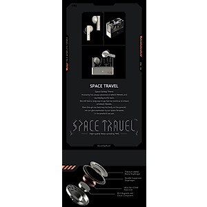 Moondrop Space Travel TWS Earphone Bluetooth 5.3 Noise Canceling True Wireless Stereo IEMs(Black)