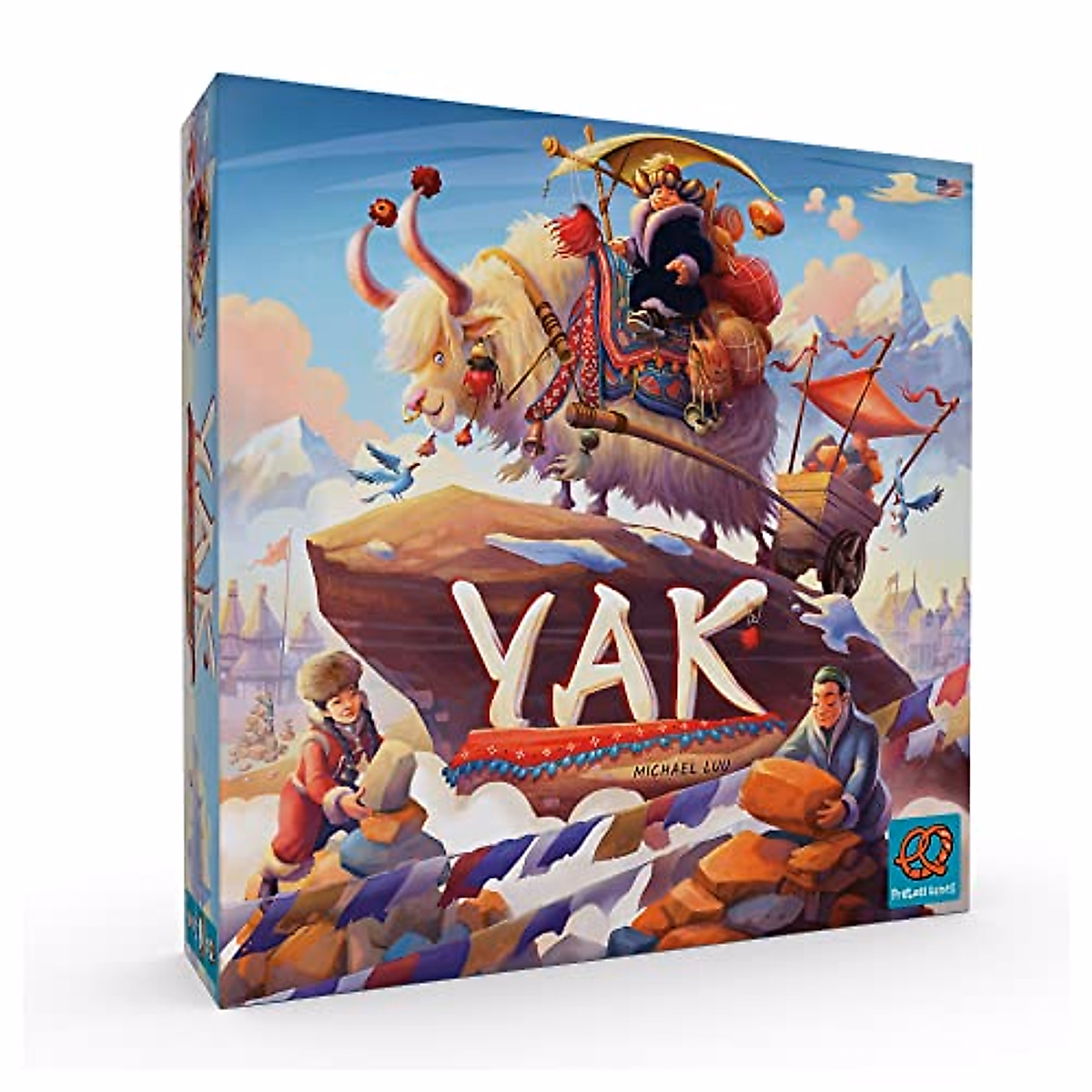 Yak Board Game | Strategy Resource Management Construction Fun Family for Adults and Kids Ages 8+ 2-4 Players Average Playtime 45 Minutes Made by Pretzel Games, Multicolor (PZG20080EN)