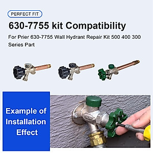 630-7755 Wall Hydrant Repair Kit for Prier Faucet Repair Kit 500 400 300 Series Part