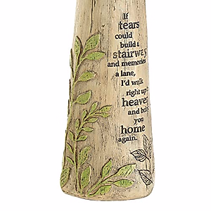 Topadorn Garden Statuary Outdoor Praying Angel Resin Figurines,Collectible Sculptures,14" H