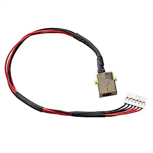 Zahara DC Power Jack Cable Plug for Acer Nitro 5 AN515-52 AN515-53 AN515-54 AN515-42 AN515-42-R5ED N17C1 AN515-43 AN515-42-R5Q4 AN715-51 AN515-15 / Predator G3-571 G3-572 PH315-51 DC301010K00