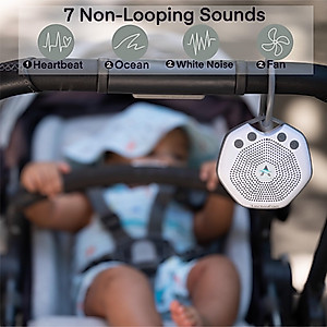 Adaptive Sound Technologies LectroFan Alpha Portable Sleep Sound Machine with 7 Soothing Non-Looping Guaranteed Sounds with Fan, Heartbeat & White Noise for Babies Toddlers & Adults