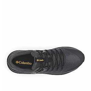 Columbia Men's Trailstorm Waterproof Hiking Shoe, Dark Grey/Bright Gold, 11