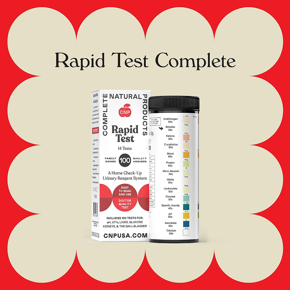 Urinalysis Test Strips 100 Count pH Strips