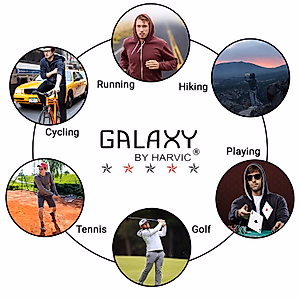 Galaxy by Harvic Men's Fleece-Lined Tracksuit Hoodie & Jogger Set