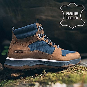 Kodiak Men's Mid-Cut Skogan Waterproof Hiking Boot, Gold/Blue, 11