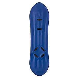 Kids Plastic Outdoor Snowboard Ice Sled, Single-Person, Kids Over 5 Years, Blue